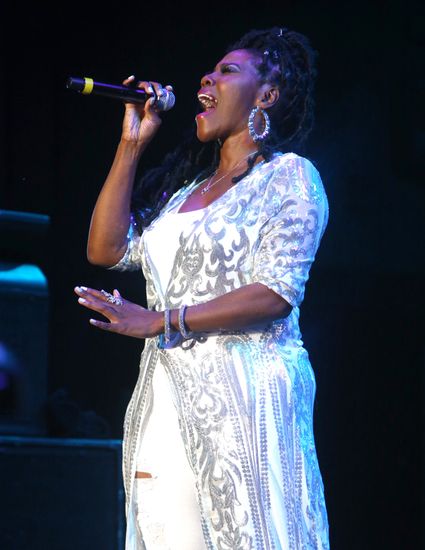 Teisha Brown Brownstone Performs Dell Music Editorial Stock Photo ...