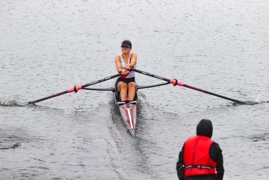 Womens Junior 18a Single Sculls Heats Editorial Stock Photo - Stock ...