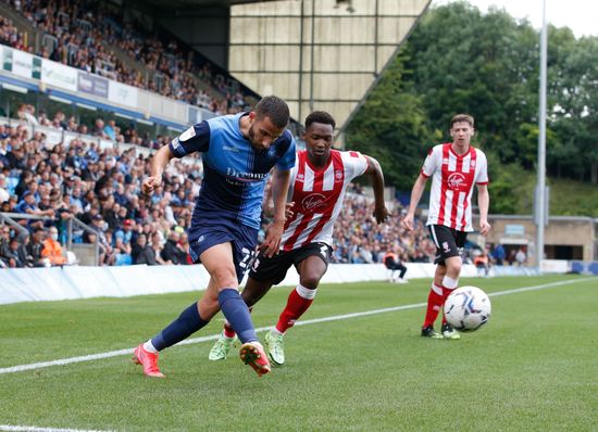 Nick Freeman Wycombe Wanderers Challenged By Editorial Stock Photo ...