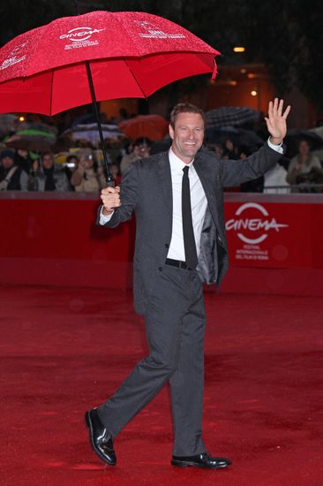Aaron Eckhart Arrives On Red Carpet Editorial Stock Photo - Stock Image ...