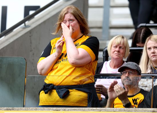 Wolves Fan Looks Emotional During Half Editorial Stock Photo - Stock ...