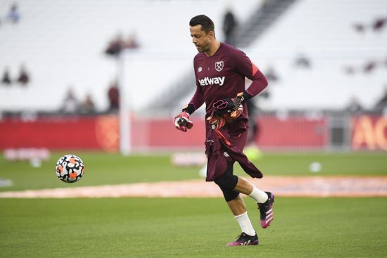 Lukasz Fabianski West Ham United Warming Editorial Stock Photo - Stock ...