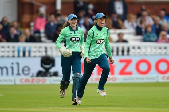 Georgia Adams Sarah Bryce Oval Invincibles Editorial Stock Photo ...