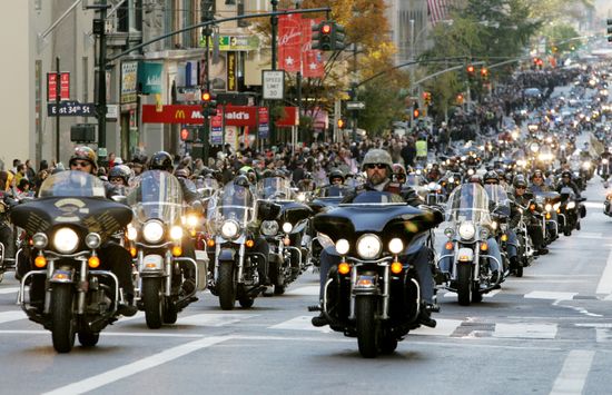 Veterans Ride Mass Motorcycles Fifth Avenue Editorial Stock Photo ...