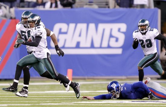 New York Giants Matt Dodge Dives Editorial Stock Photo - Stock Image ...