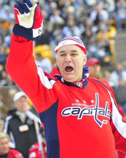 Former Washington Capital Yvon Labre Yells Editorial Stock Photo ...