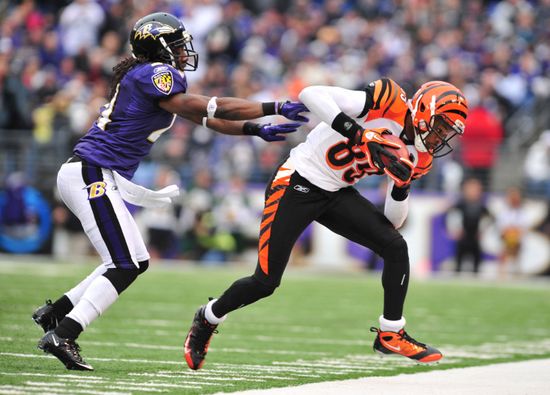 Cincinnati Bengals Jerome Simpson Pushed Out Editorial Stock Photo ...