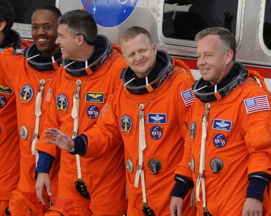 Nasa Astronaut Commander Sts 133 Steve Editorial Stock Photo - Stock ...