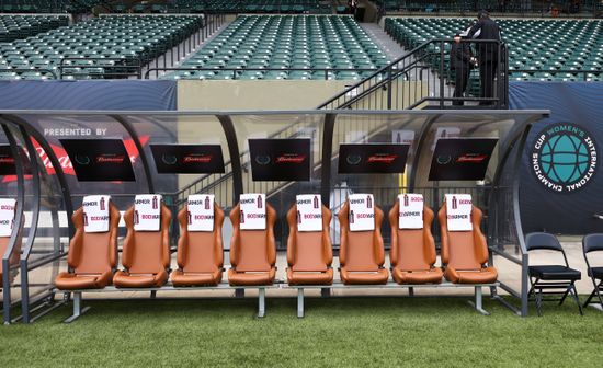 Budweiser Bodyarmor Branding Player Bench Areas Editorial Stock Photo ...