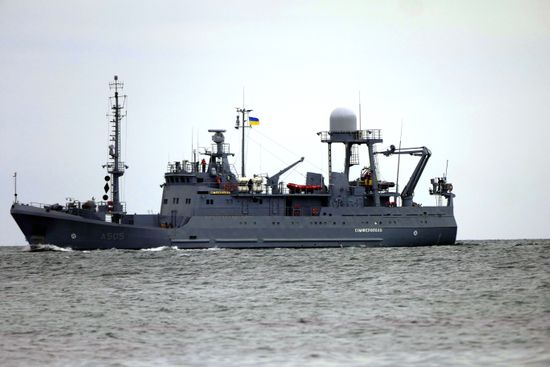 Simferopol Medium Reconnaissance Ship Ukrainian Navy Editorial Stock ...