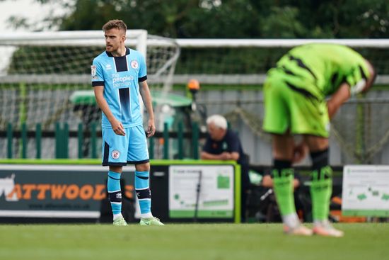 Crawley Town Defender Archie Davies During Editorial Stock Photo ...