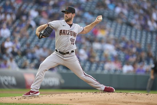 Arizona Pitcher Tyler Gilbert 49 Throws Editorial Stock Photo - Stock ...