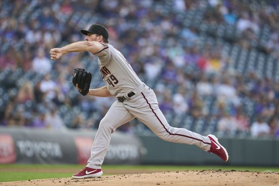 Arizona Pitcher Tyler Gilbert 49 Throws Editorial Stock Photo - Stock ...