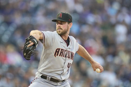 Arizona Pitcher Tyler Gilbert 49 Throws Editorial Stock Photo - Stock ...