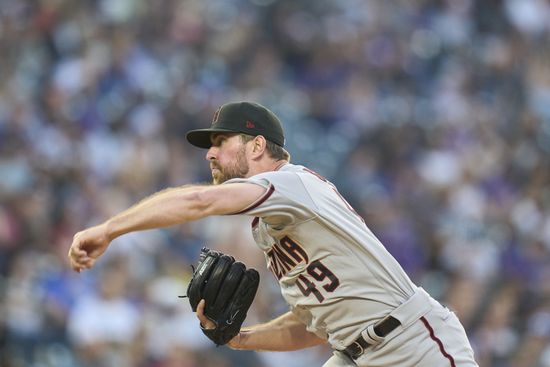 Arizona Pitcher Tyler Gilbert 49 Throws Editorial Stock Photo - Stock ...