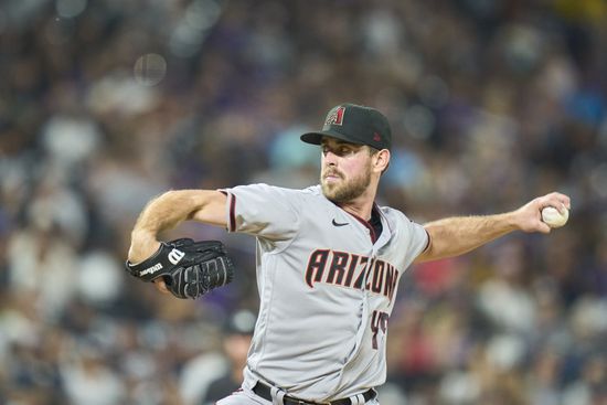 Arizona Pitcher Tyler Gilbert 49 Throws Editorial Stock Photo - Stock ...