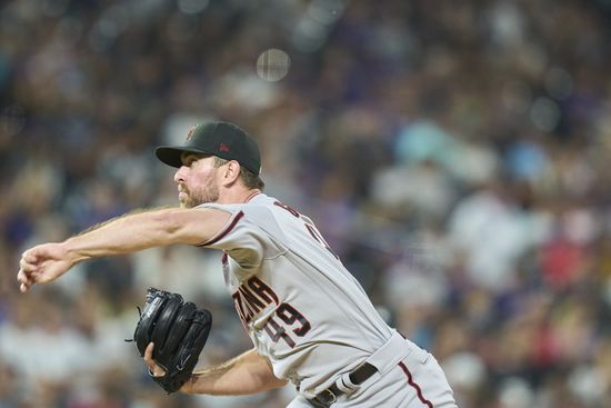Arizona Pitcher Tyler Gilbert 49 Throws Editorial Stock Photo - Stock ...