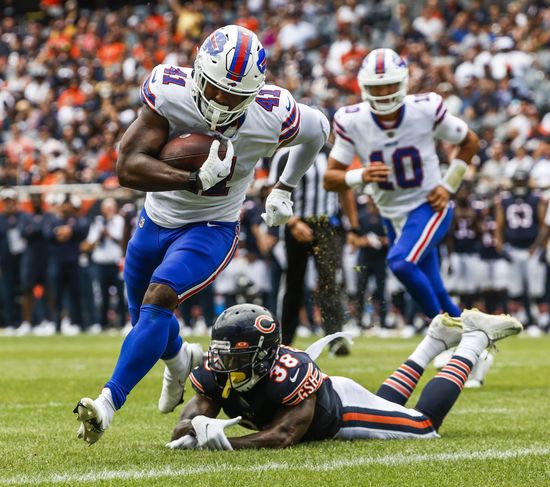 Buffalo Bills Safety Tariq Thompson L Editorial Stock Photo - Stock ...