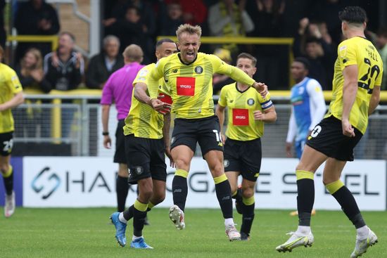 Alex Pattison Harrogate Town Celebrates His Editorial Stock Photo ...