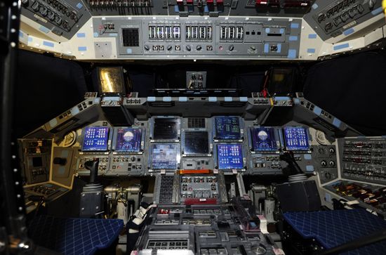 View Flight Deck Nasas Space Shuttle Editorial Stock Photo - Stock ...