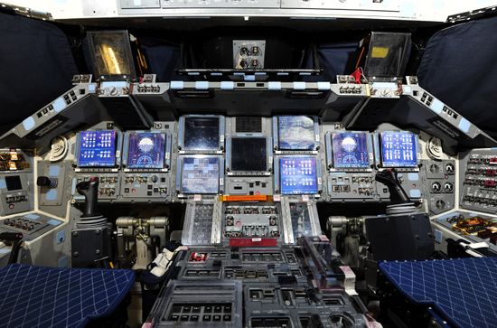 View Flight Deck Nasas Space Shuttle Editorial Stock Photo - Stock ...