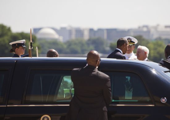 Us President Barack Obama Back Right Editorial Stock Photo - Stock ...