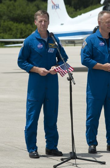 Astronaut Chris Ferguson Commander Nasas Space Editorial Stock Photo ...