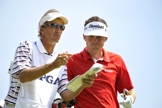 Keegan Bradley R Talks His Caddie Editorial Stock Photo - Stock Image ...