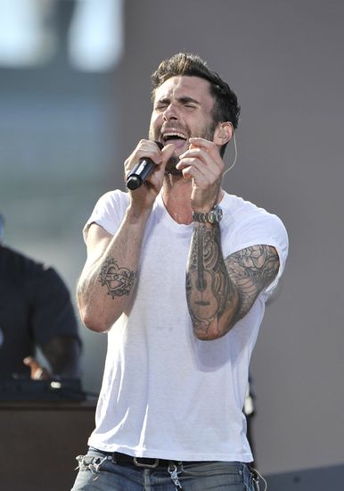 Maroon 5 Lead Vocalist Rhythm Guitarist Editorial Stock Photo - Stock ...