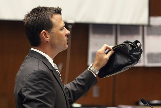 Deputy District Attorney David Walgren Holds Editorial Stock Photo ...