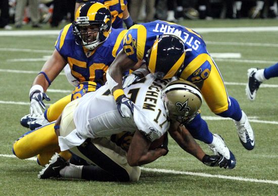 Stlouis Rams Darian Stewart Tackles New Editorial Stock Photo - Stock ...