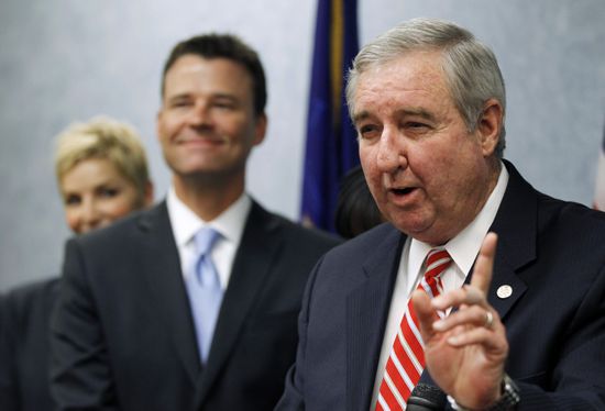 District Attorney Steve Cooley R Answers Editorial Stock Photo - Stock ...
