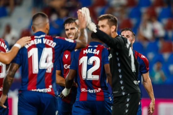 Players Levante Ud During Liga Match Editorial Stock Photo - Stock ...