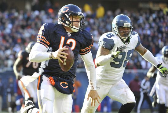 Chicago Bears Quarterback Caleb Hanie 12 Editorial Stock Photo - Stock ...
