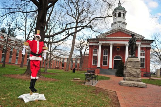 Skeleton Dressed Santa Clause Costume Seen Editorial Stock Photo ...