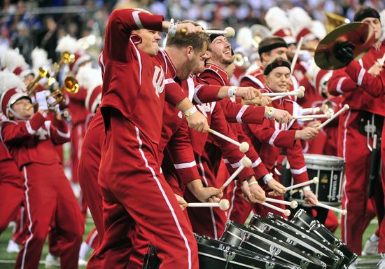 Indiana University Marching Band Performs Super Editorial Stock Photo ...