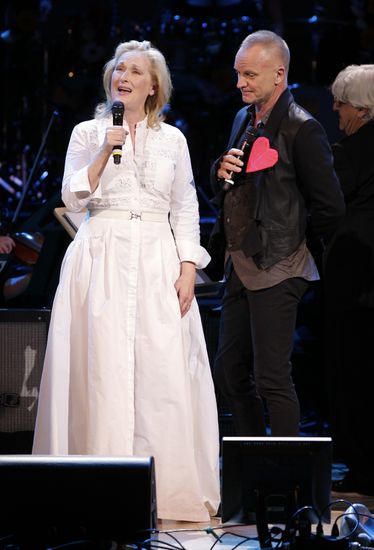 Meryl Streep Sting Perform Revlon Concert Editorial Stock Photo - Stock ...