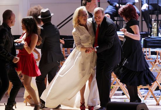 Meryl Streep James Taylor Dance On Editorial Stock Photo - Stock Image ...