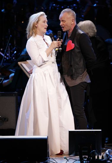 Meryl Streep Sting Perform Revlon Concert Editorial Stock Photo - Stock ...