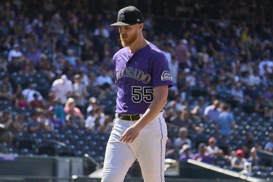 Colorado Pitcher Jon Gray 55 Walks Editorial Stock Photo - Stock Image ...