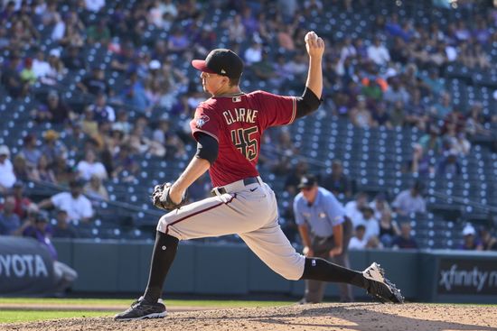 Arizona Pitcher Taylor Clarke 45 Throws Editorial Stock Photo - Stock ...