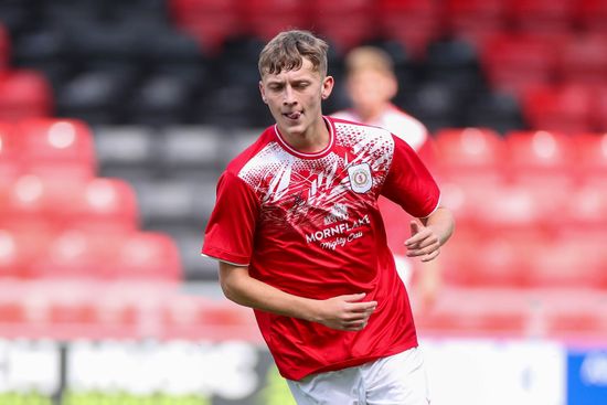 Crewe Alexandra Midfielder Charlie Finney During Editorial Stock Photo ...