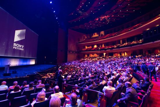 Sony Pictures Presentation Opening Night Cinemacon Editorial Stock ...