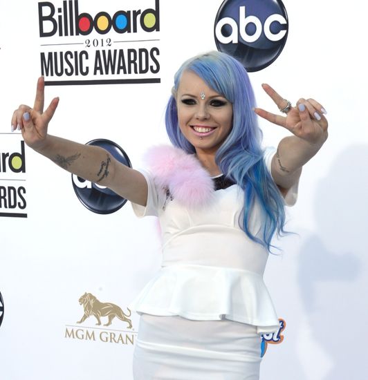 Singer Kerli Arrives 2012 Billboard Music Editorial Stock Photo - Stock ...