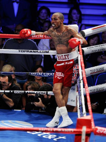 Boxer Randall Bailey Miami Florida Stands Editorial Stock Photo - Stock ...