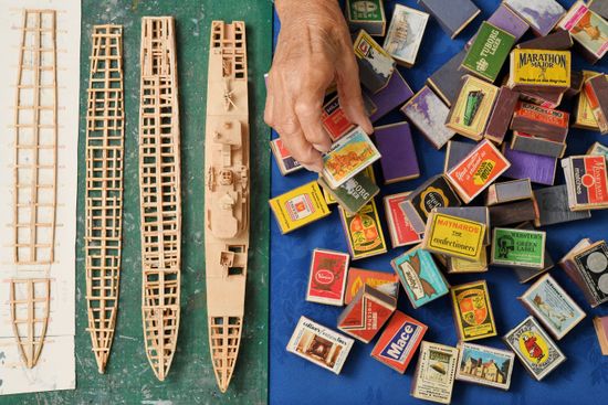 Matchboxes Donated Philip Warren a Master Editorial Stock Photo - Stock ...