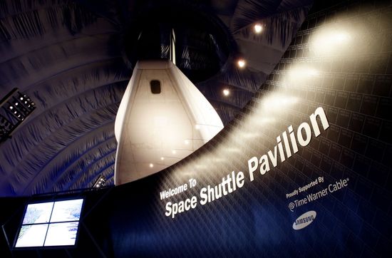 Nasa Space Shuttle Enterprise Sits Inside Editorial Stock Photo - Stock ...