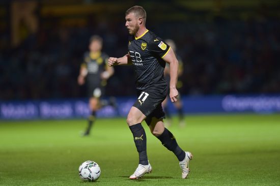 Oxford United Forward Sam Winnall 11 Editorial Stock Photo - Stock ...