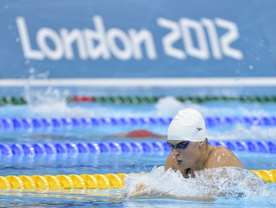 Elizabeth Beisel United States Swims Her Editorial Stock Photo - Stock ...