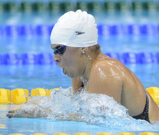 Elizabeth Beisel United States Swims Her Editorial Stock Photo - Stock ...